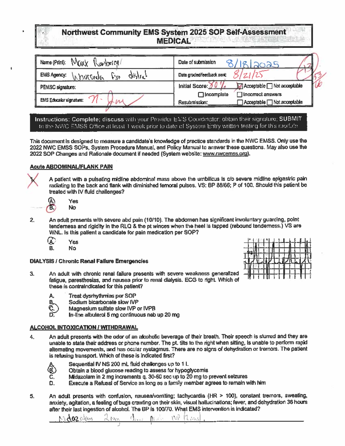 NWC EMSS 2025 SOP Medical: Comprehensive Review and Guidelines - Studocu