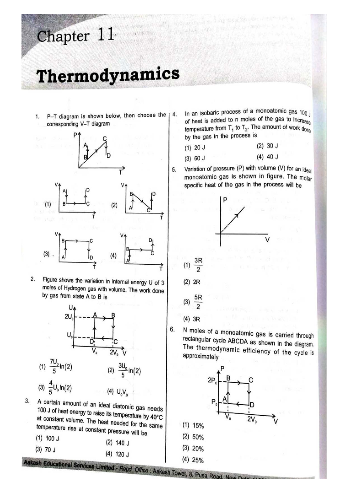 Chapter 11 Thermodynamics 1: NEET Catalyst Package Study Notes - Studocu