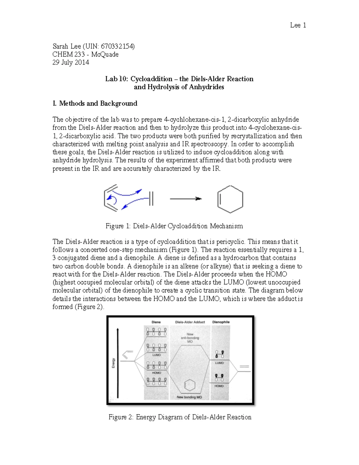 Lab 2 - Lecture Notes L2 - Chromatography Methods: Separation Of Dyes ...