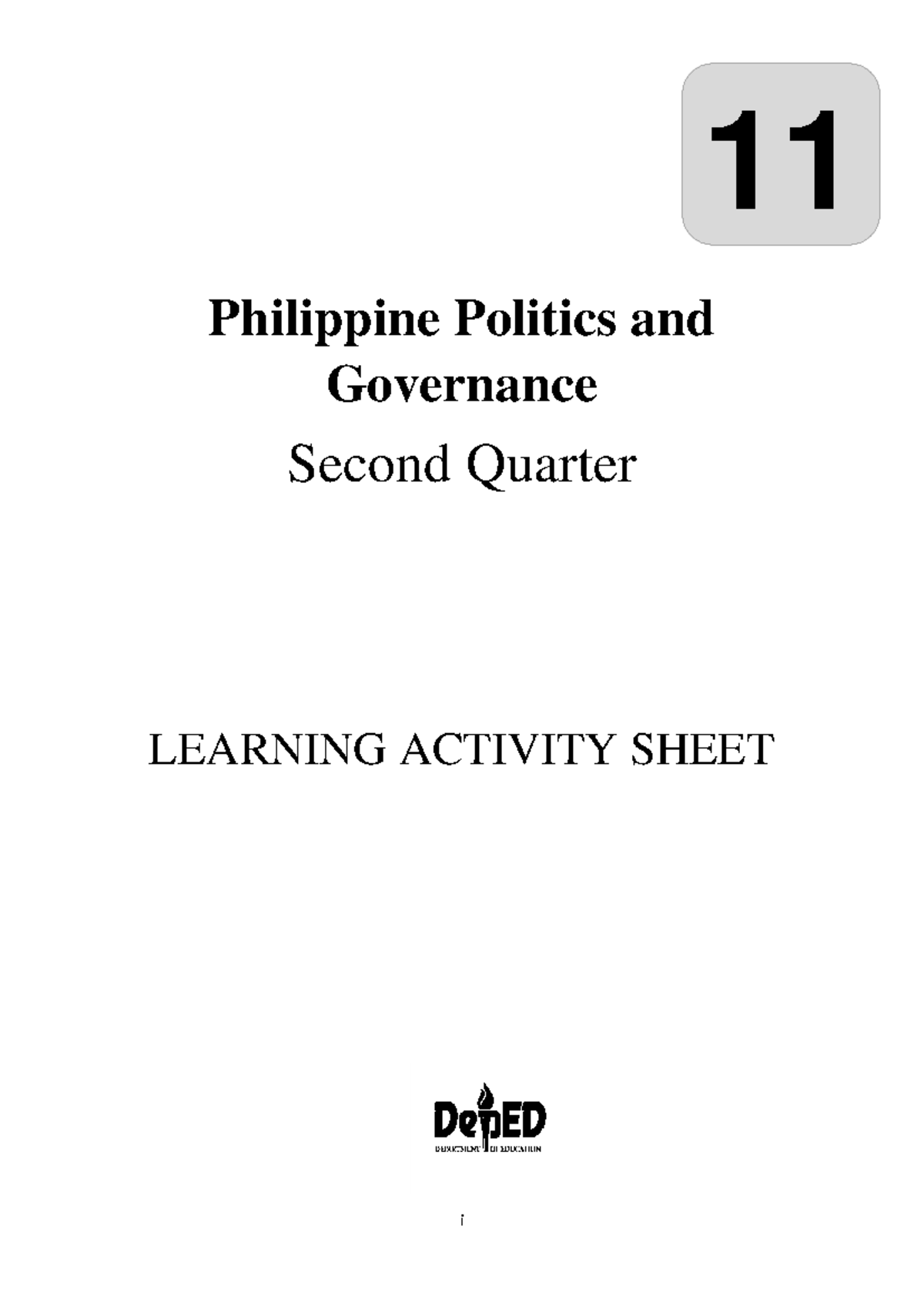 POL GOV 2ND Quarter - Learning Activity Sheet on Judiciary Roles - Studocu