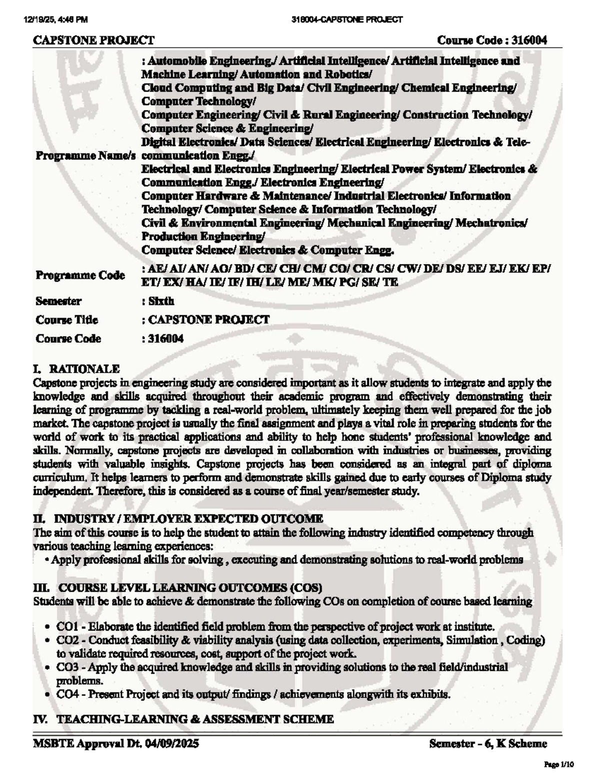 Capstone Project Report for CPE 316004: Integrating AI & Automation ...