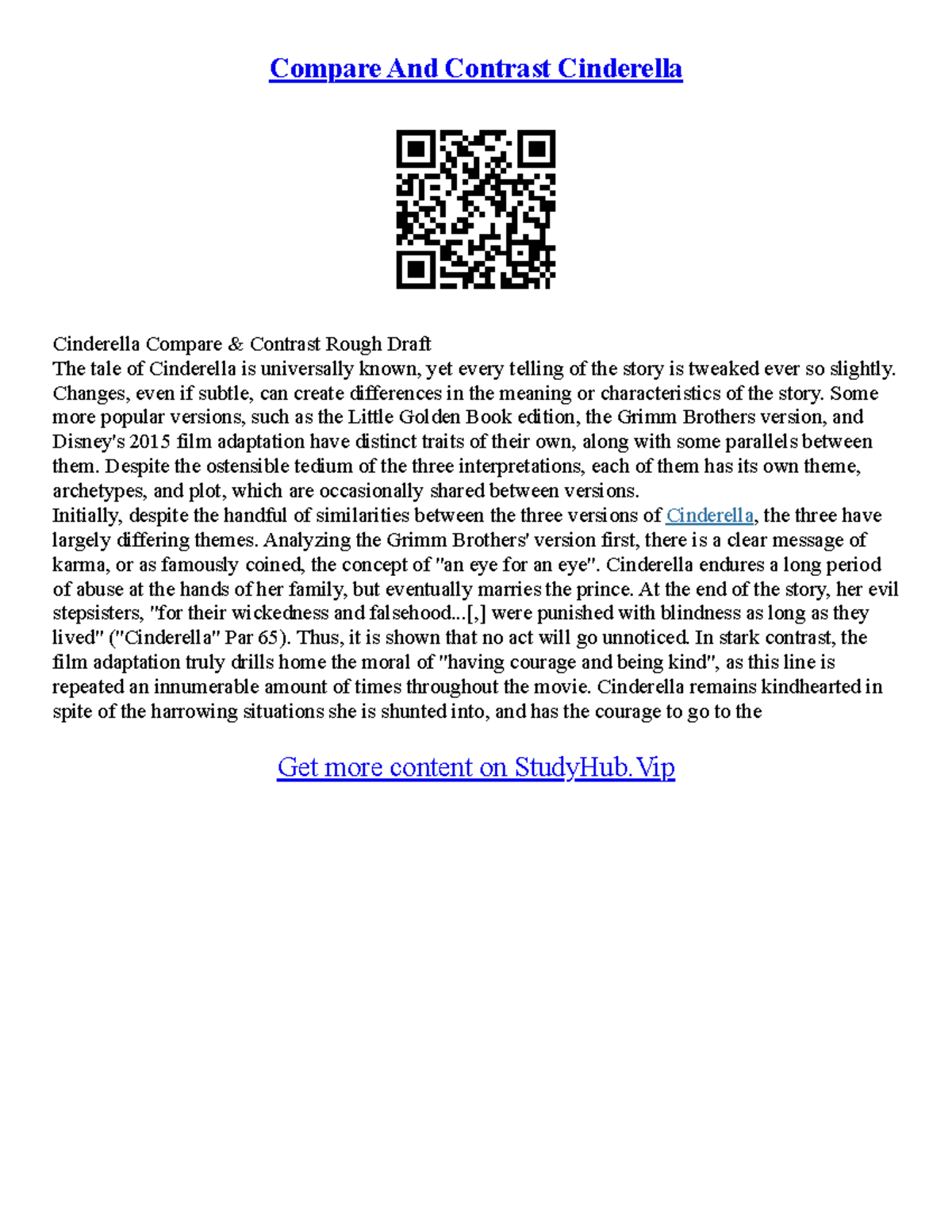 Conclusion Paragraph For Compare And Contrast Essay - Compare And ...