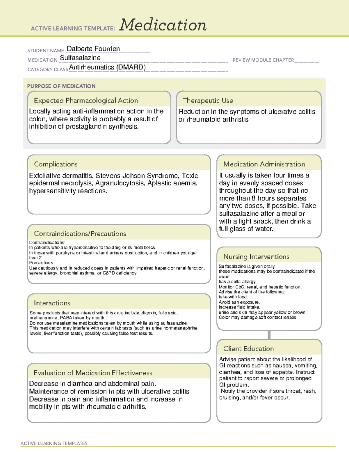 ATI medication hydroxyurea - ACTIVE LEARNING TEMPLATES Medication ...
