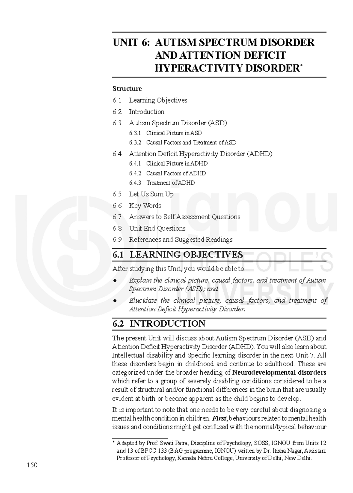 Final Exam Study Guide: ADHD & Autism (PSY 101) - Studocu