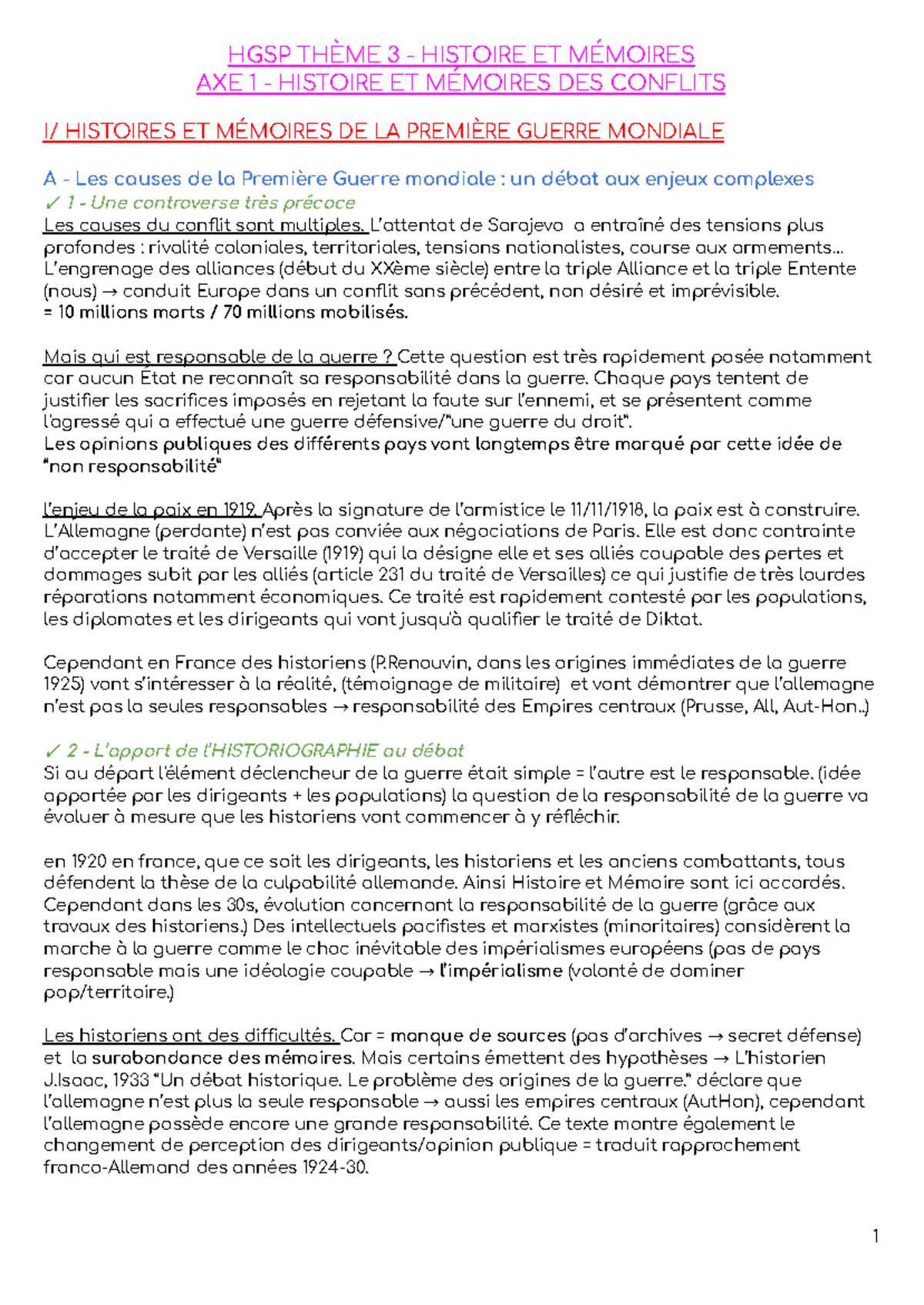 Hggsp Thème 3 - Histoire ET Mémoires AXE 1 - HGSP THÈME 3 - HISTOIRE ET MÉMOIRES AXE 1 ...