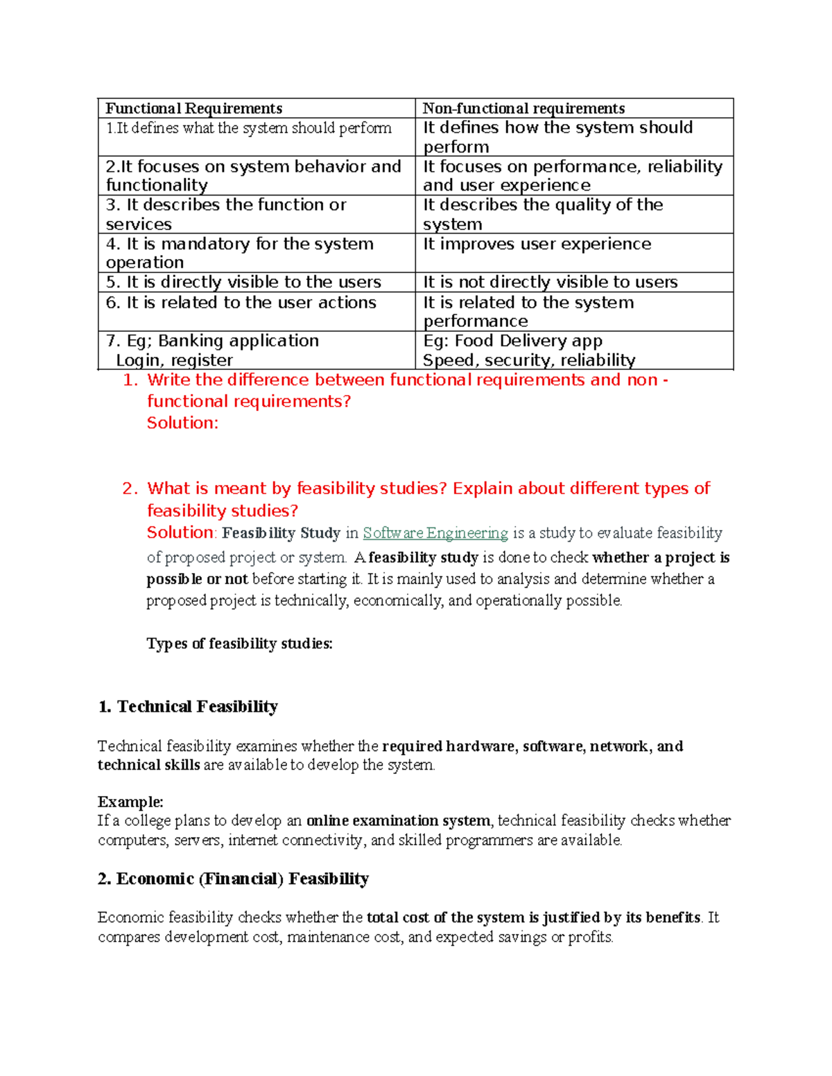 Functional vs Non-Functional Requirements: A Feasibility Study Guide ...
