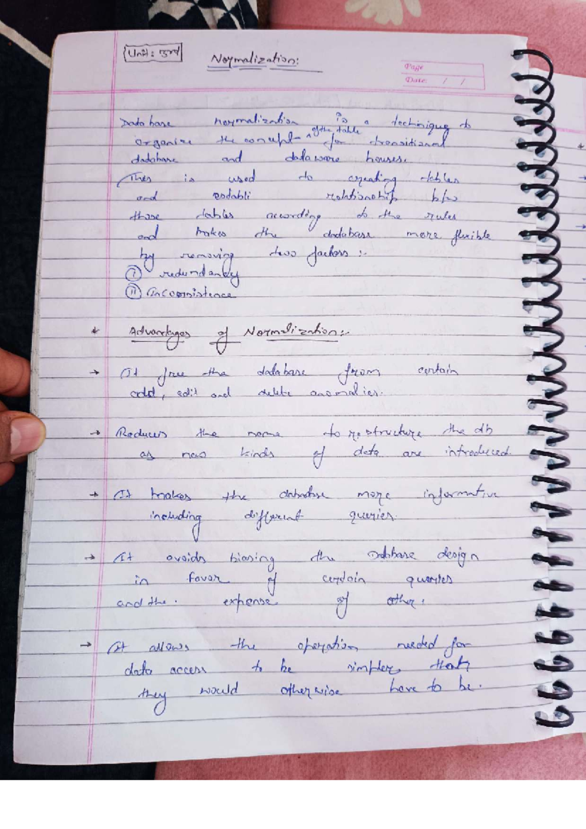 DBMS 3 - Unit 3: Understanding Database Normalization Techniques - Studocu