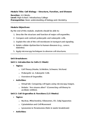 Environmental Science Module: The Carbon Cycle & Climate Change - Studocu