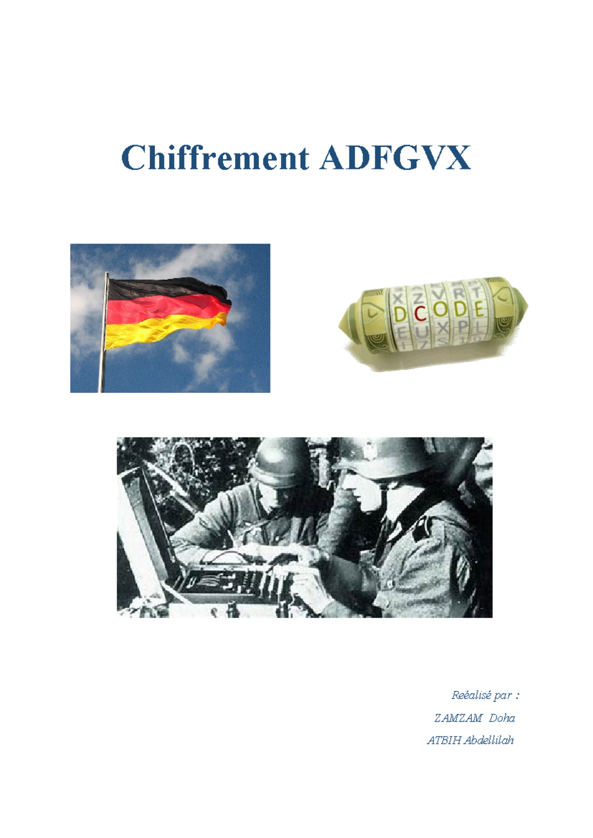 Chiffrement Adfgvx - ce course explique bien ce chifremment ...