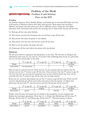 Potwe 24 C 13 S 432 - Problem of the Week Problem E and Solution Three ...