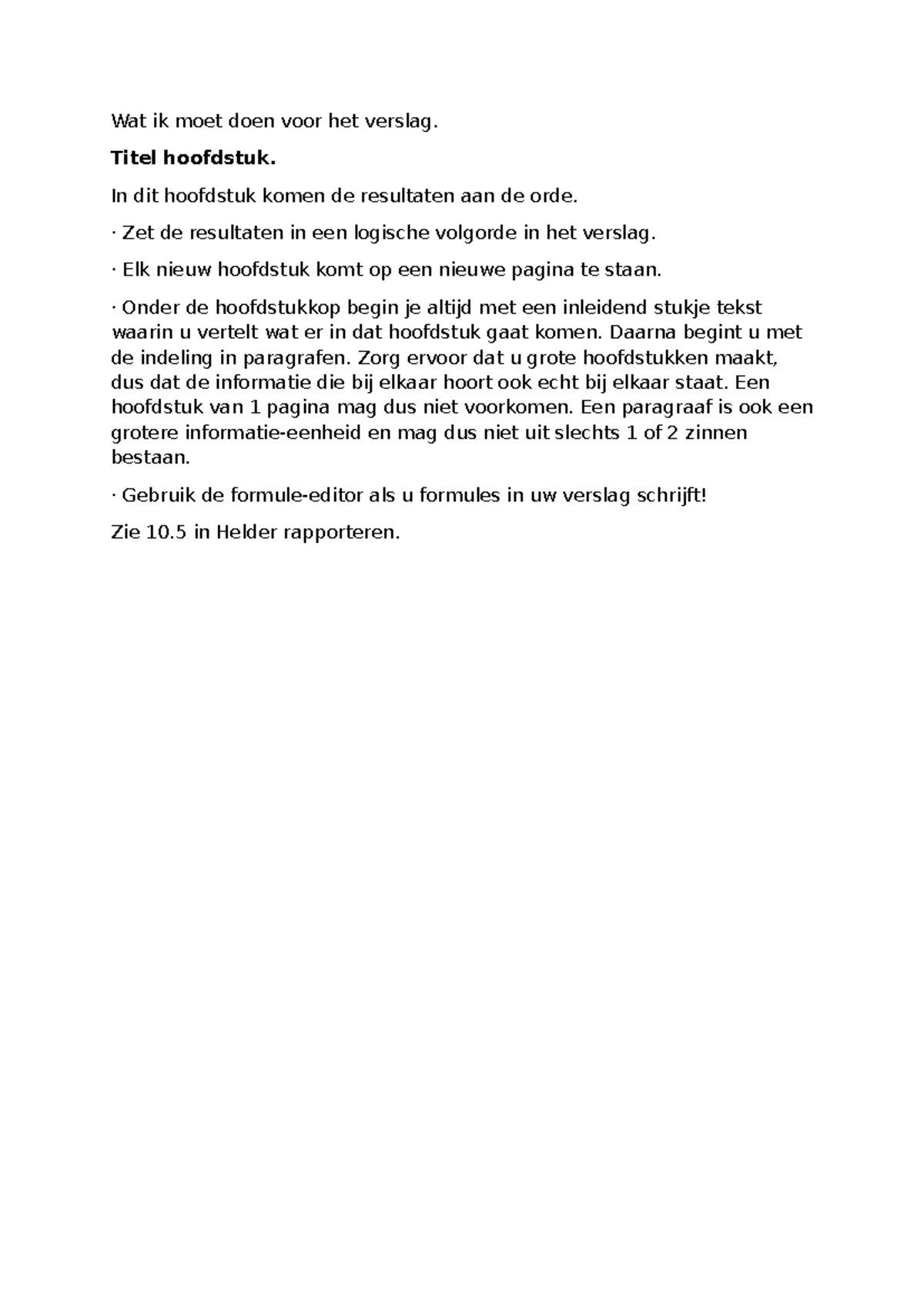 Verslag Instructies - Ppb 2023 - Hoofdstuk Indeling en Resultaten ...