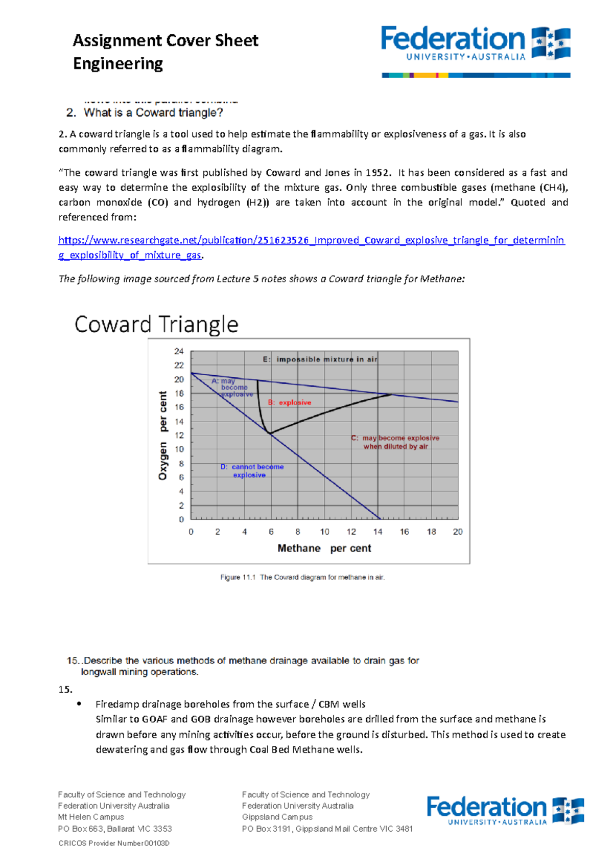 Tutorial 2 Answers - Assignment 2 - A coward triangle is a tool used to ...