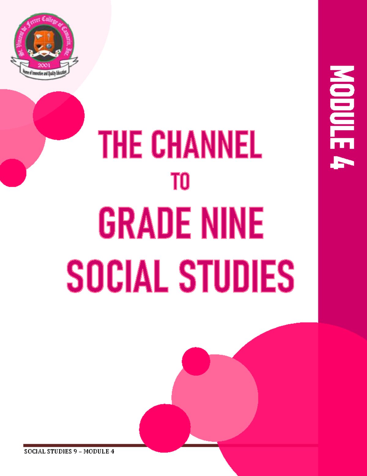 G9 Social Studies Module 4 - Understanding the Self - Studocu