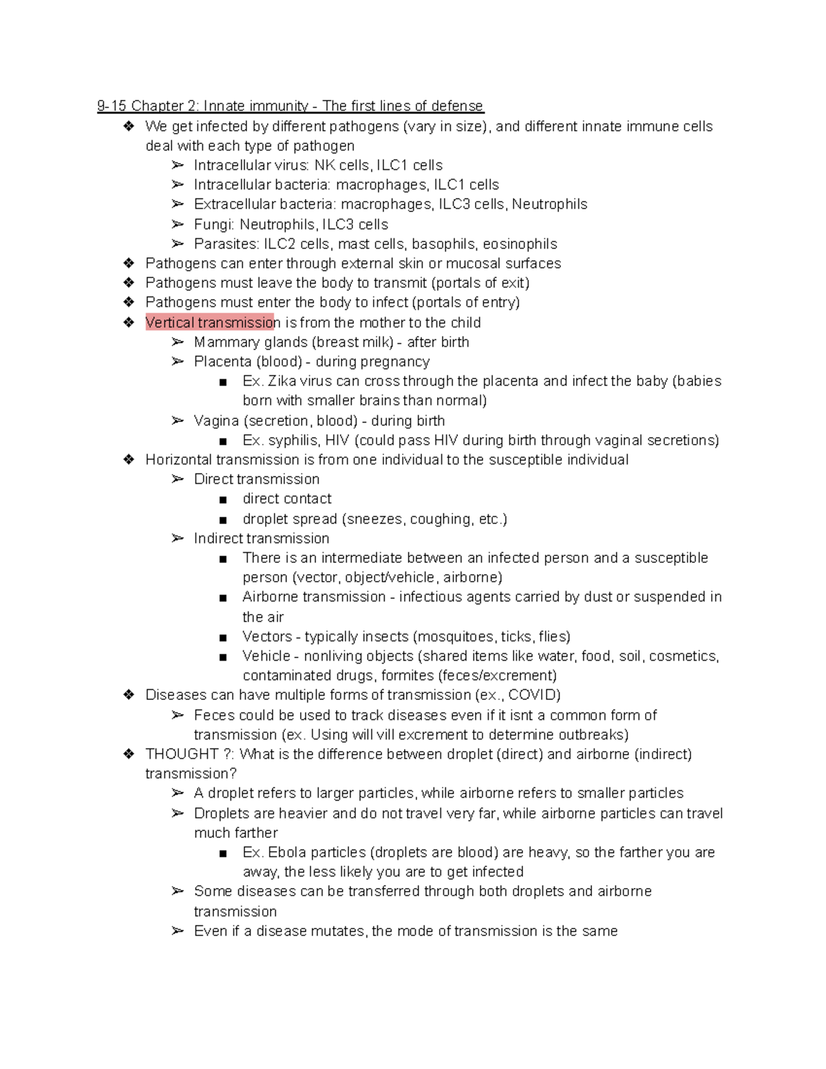 Immunology Exam 2 Notes: Innate Immunity & Complement Pathways - Studocu