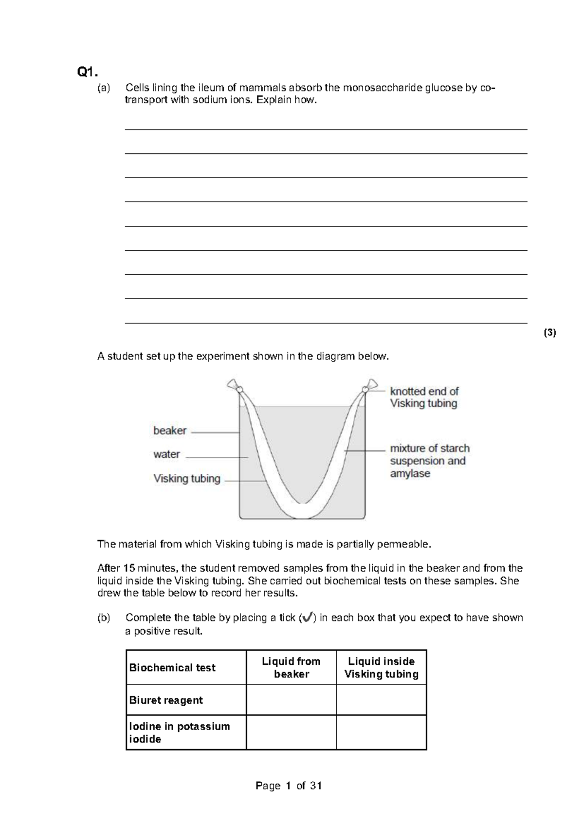 Year 1 Mock Exam Topics 1-4 - Paper 1 Review - Studocu