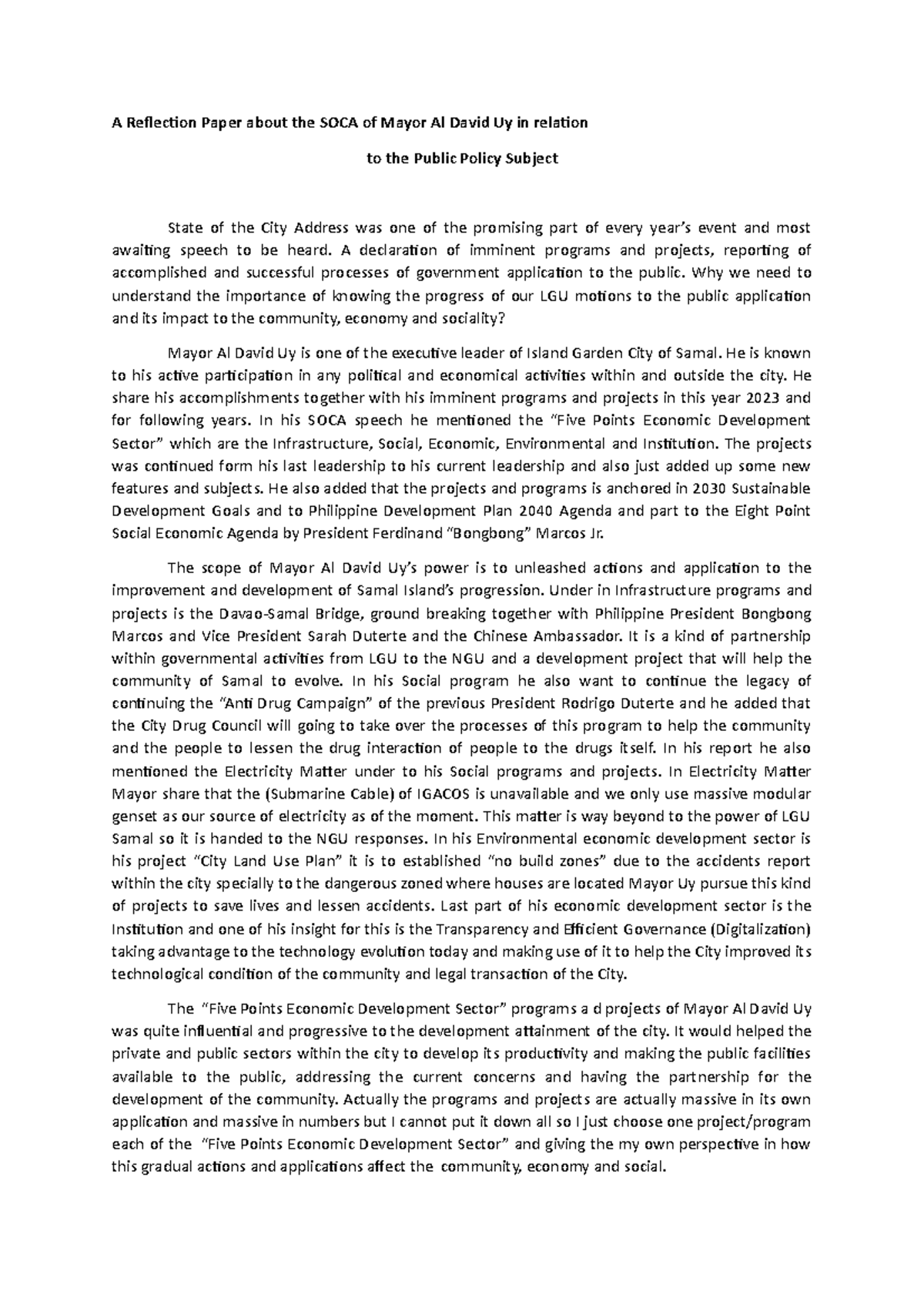 Inbound 4975674621451786139 - A Reflection Paper about the SOCA of ...
