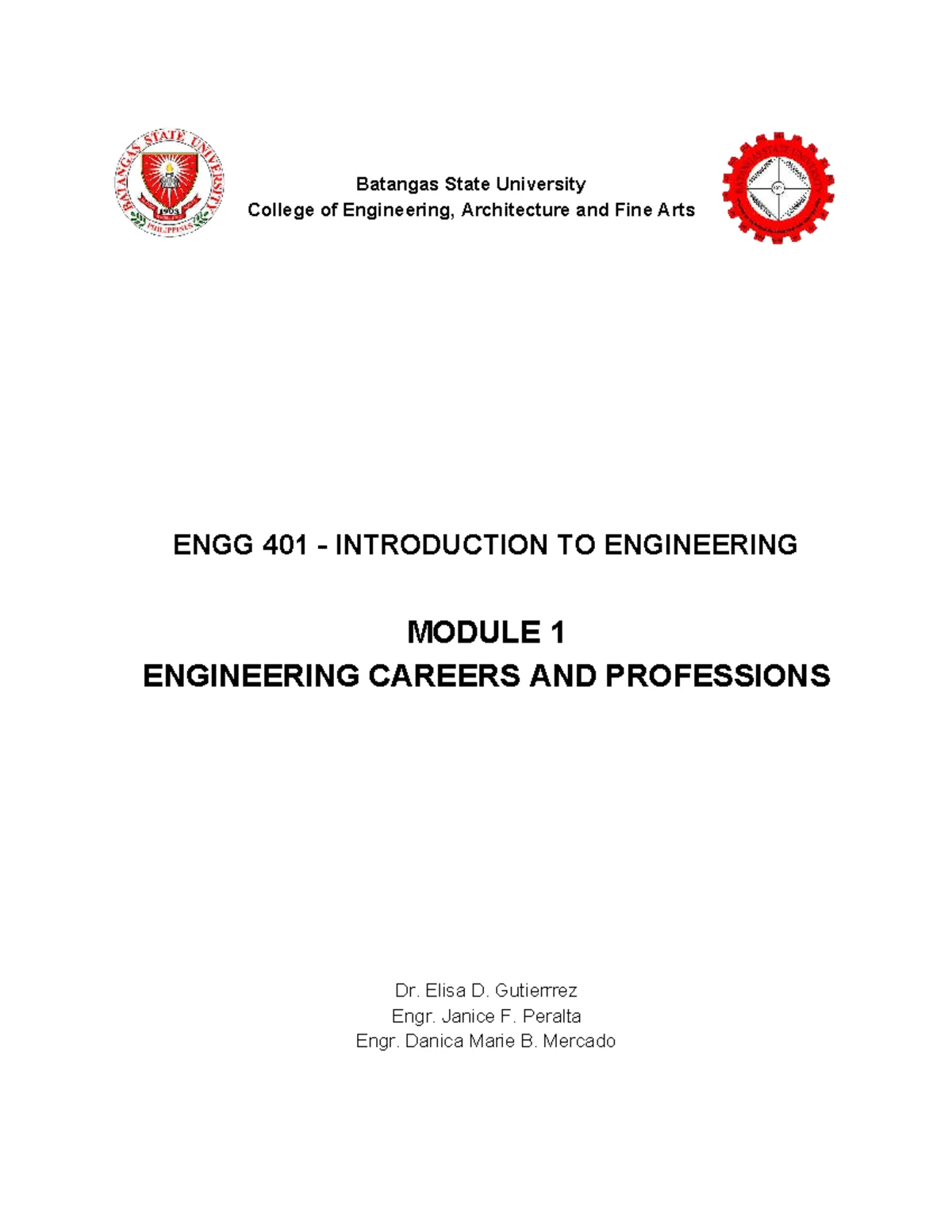 BATStateU 2024 Engineering Programs Catalogue and Academic Guidelines ...