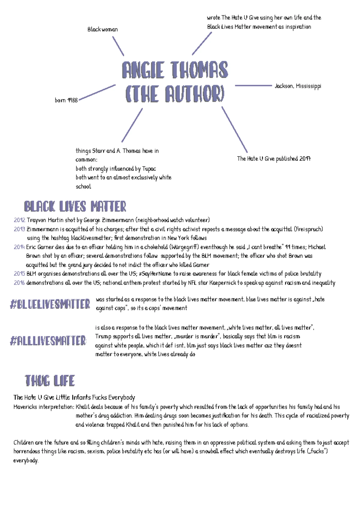 Book Report: The Hate U Give - Analysis & Insights - Studocu
