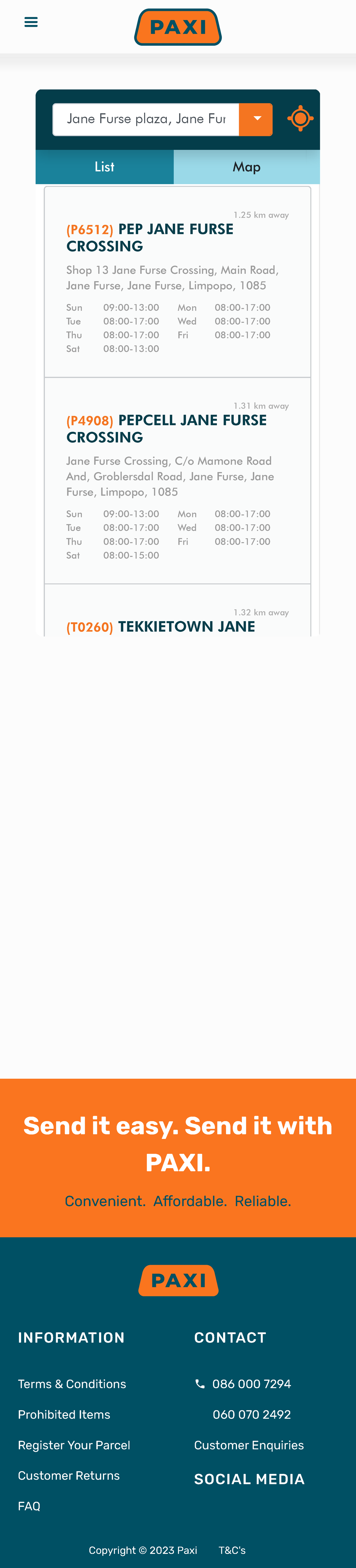 PAXI Store Locator Guide (P6512, P4908, T0260) - Jane Furse - Studocu