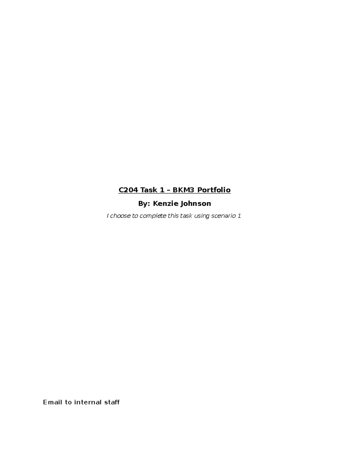 C204 Task 1: Kamelon Product Launch & Company Merger Insights - Studocu