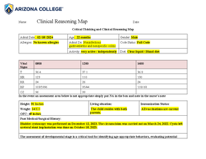 NUR 335 Master 01 - study guide - NUR 335 MASTER 01. • Start Date: 12 ...