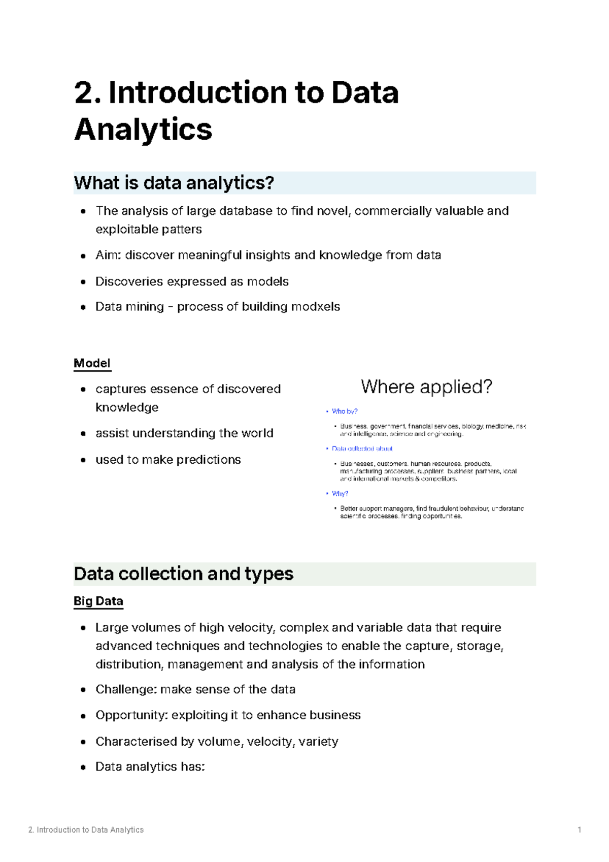 2. Introduction to Data Analytics - 2. Introduction to Data Analytics ...