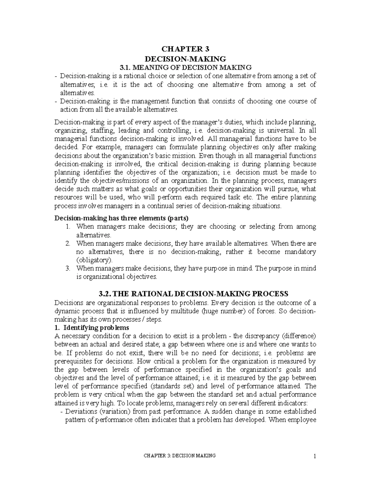 Chapter 2 - lecture note materials for all - Chapter Two Project ...