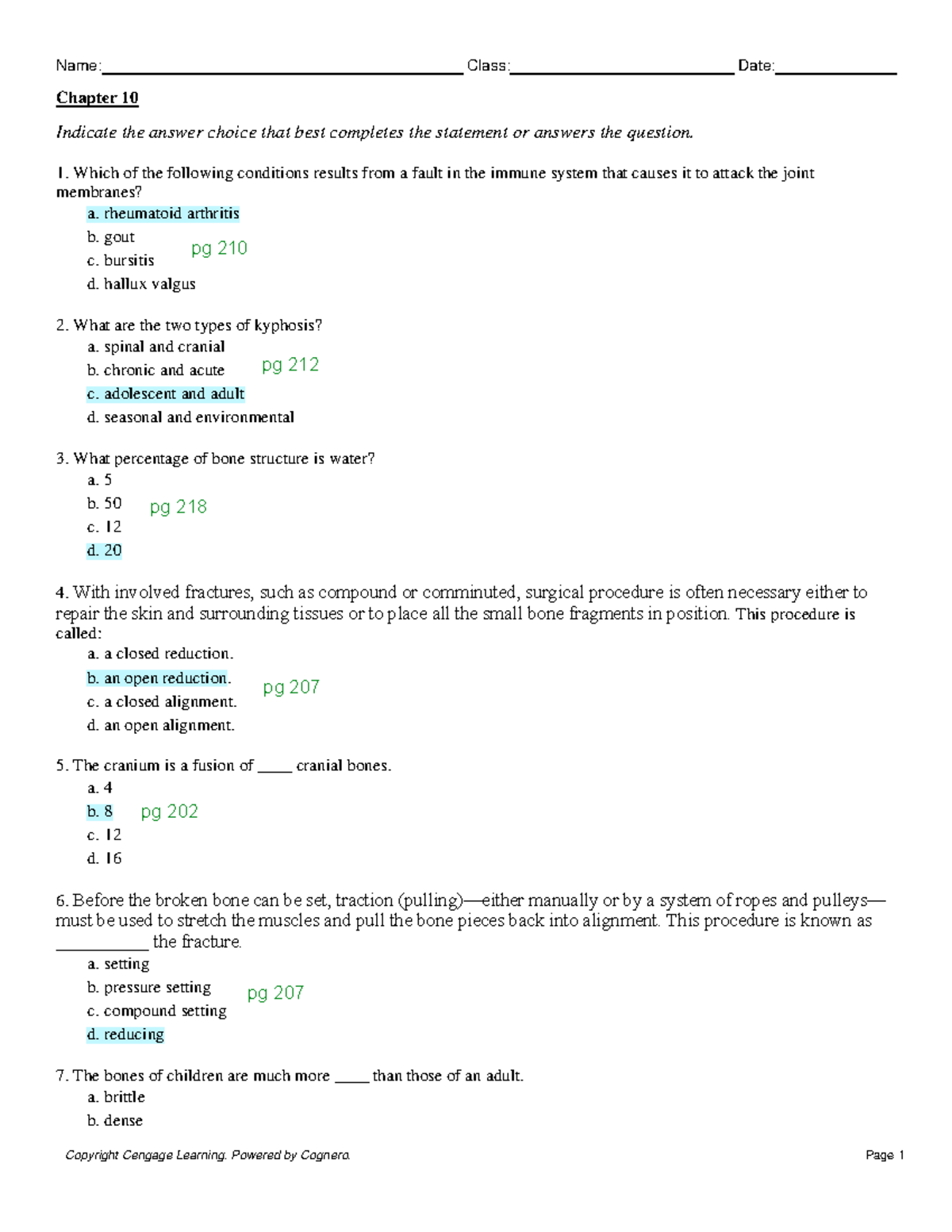 Chapter 10-1 - Mod 2 - Ch 10 Review - Chapter 10 Indicate the answer ...