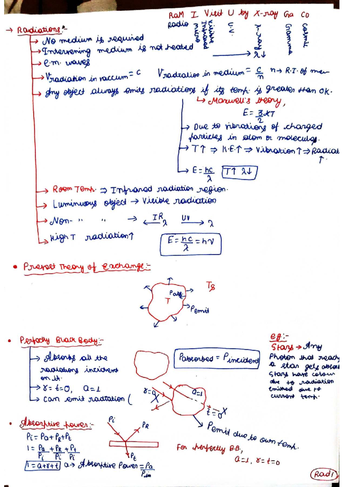 Radiation Concepts and Laws - PHYS 101 Lecture Notes - Studocu
