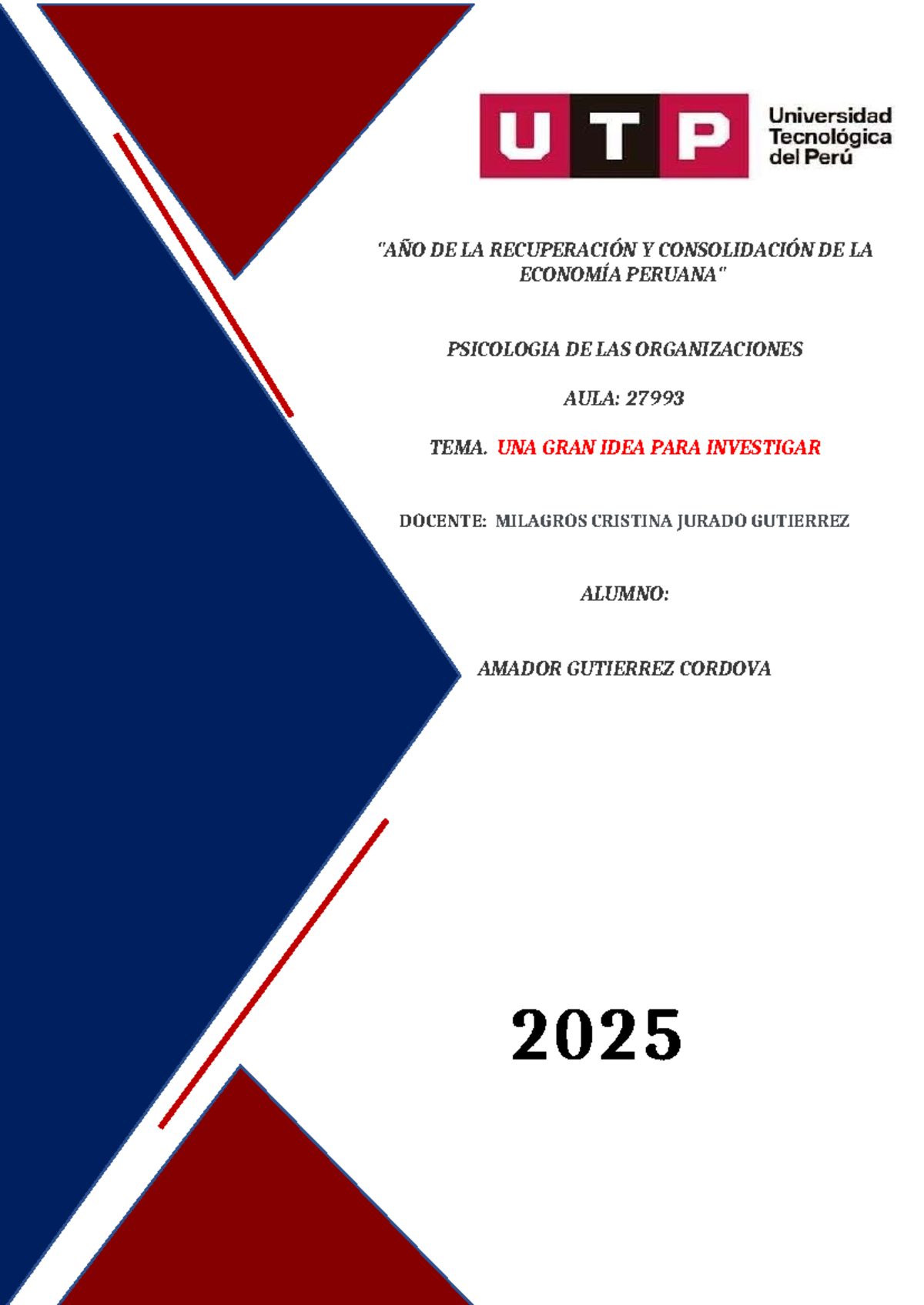 Investigación sobre la Ansiedad y Desempeño Laboral en Tottus - PSICO ...