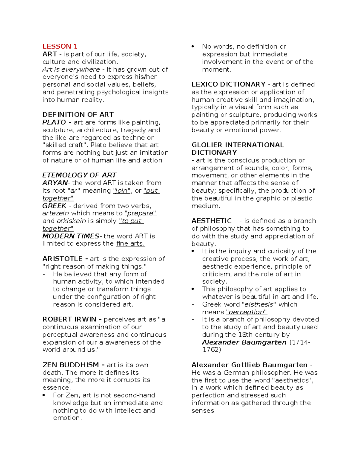 ART APP (Lessons) - Understanding Art's Role in Society and Culture ...