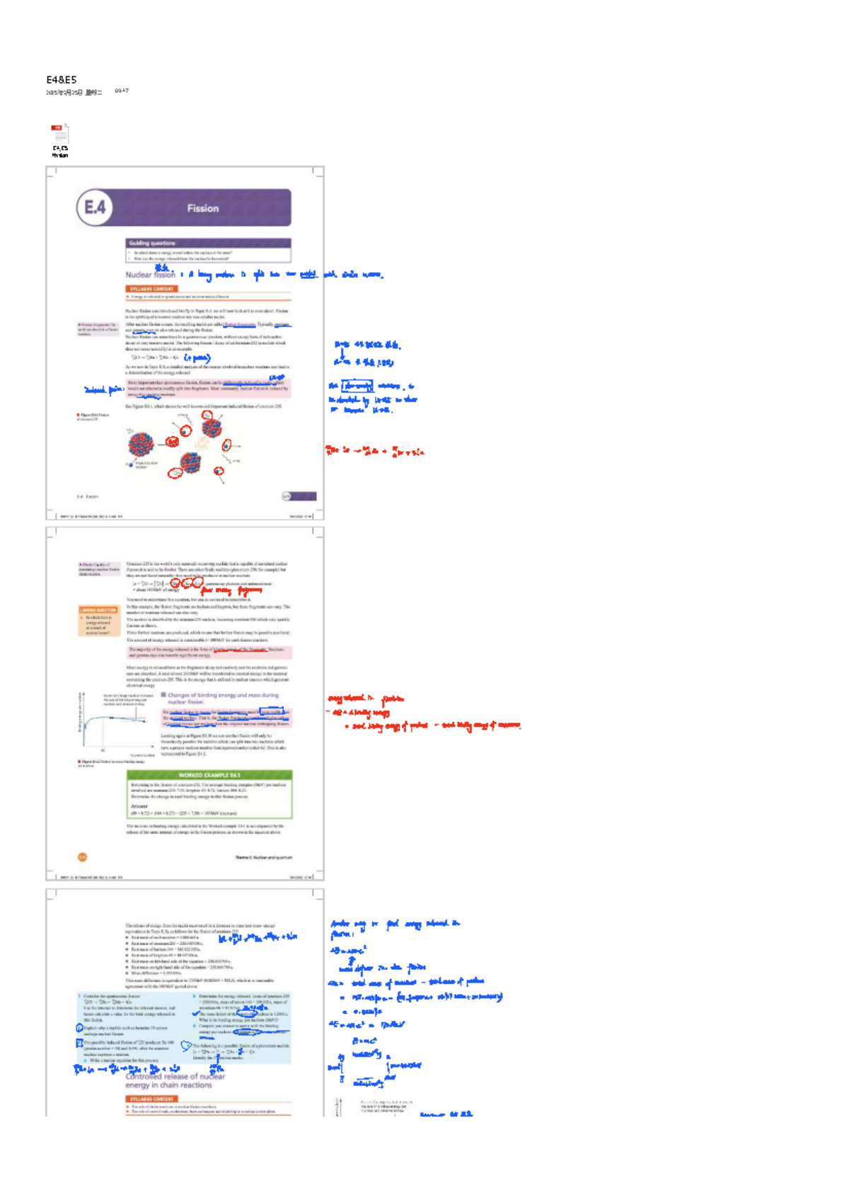 E4 & E5 fission and fusion notes for IB HL physics - Studocu