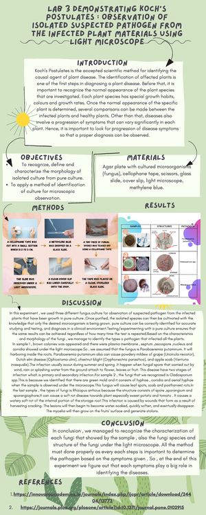 LAB Report MIC125 EXP5 (1) - MIC 125 GENERAL MICROBIOLOGY PRACTICAL : Preparation of Culture ...