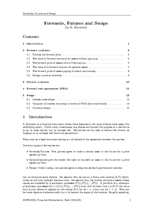 MATH2535 Run Off Triangles - Part III Run-Off Triangles 3 Methods for ...