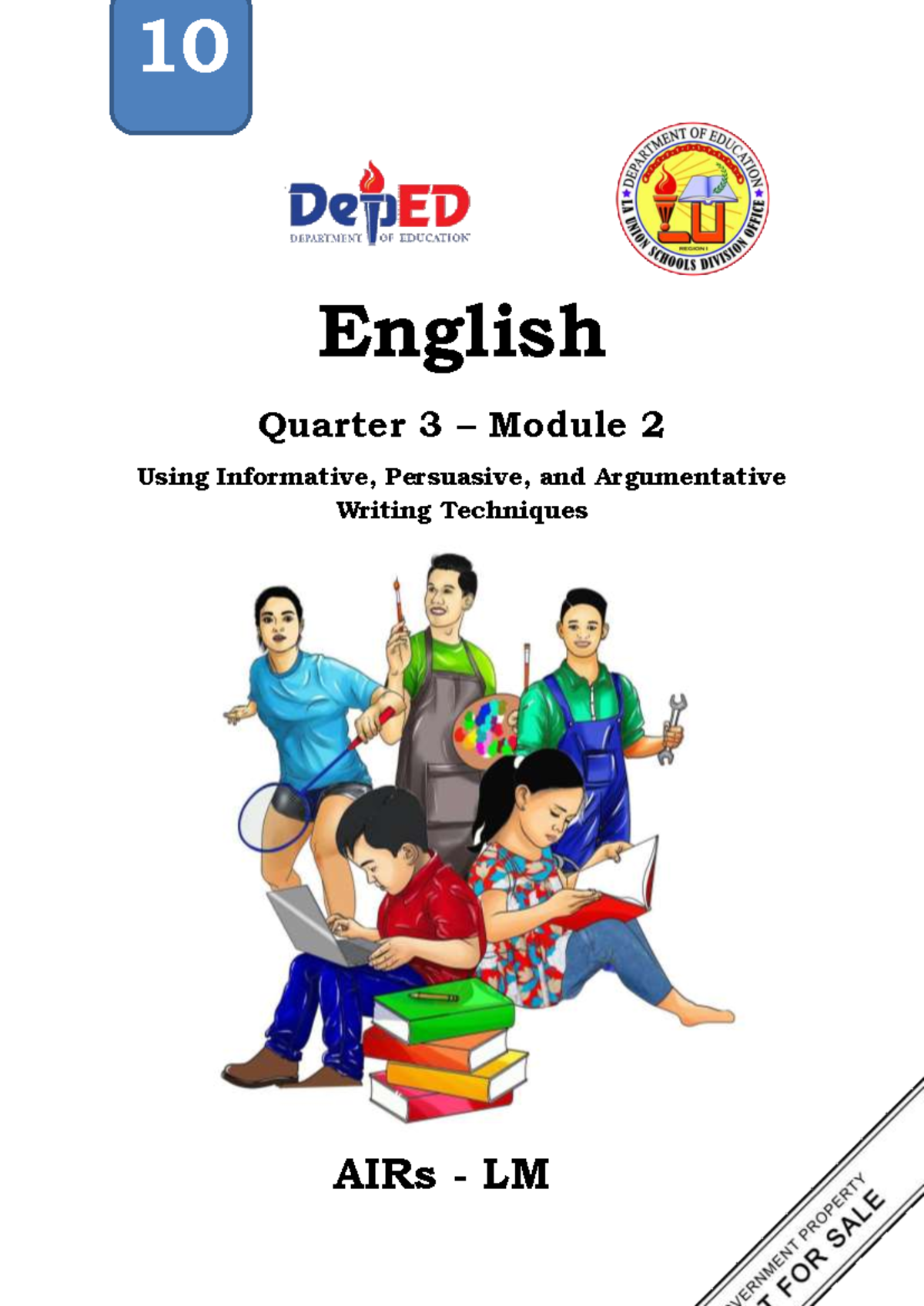 English 10QTR3 Module 2 - AIRs - LM English Quarter 3 – Module 2 Using ...