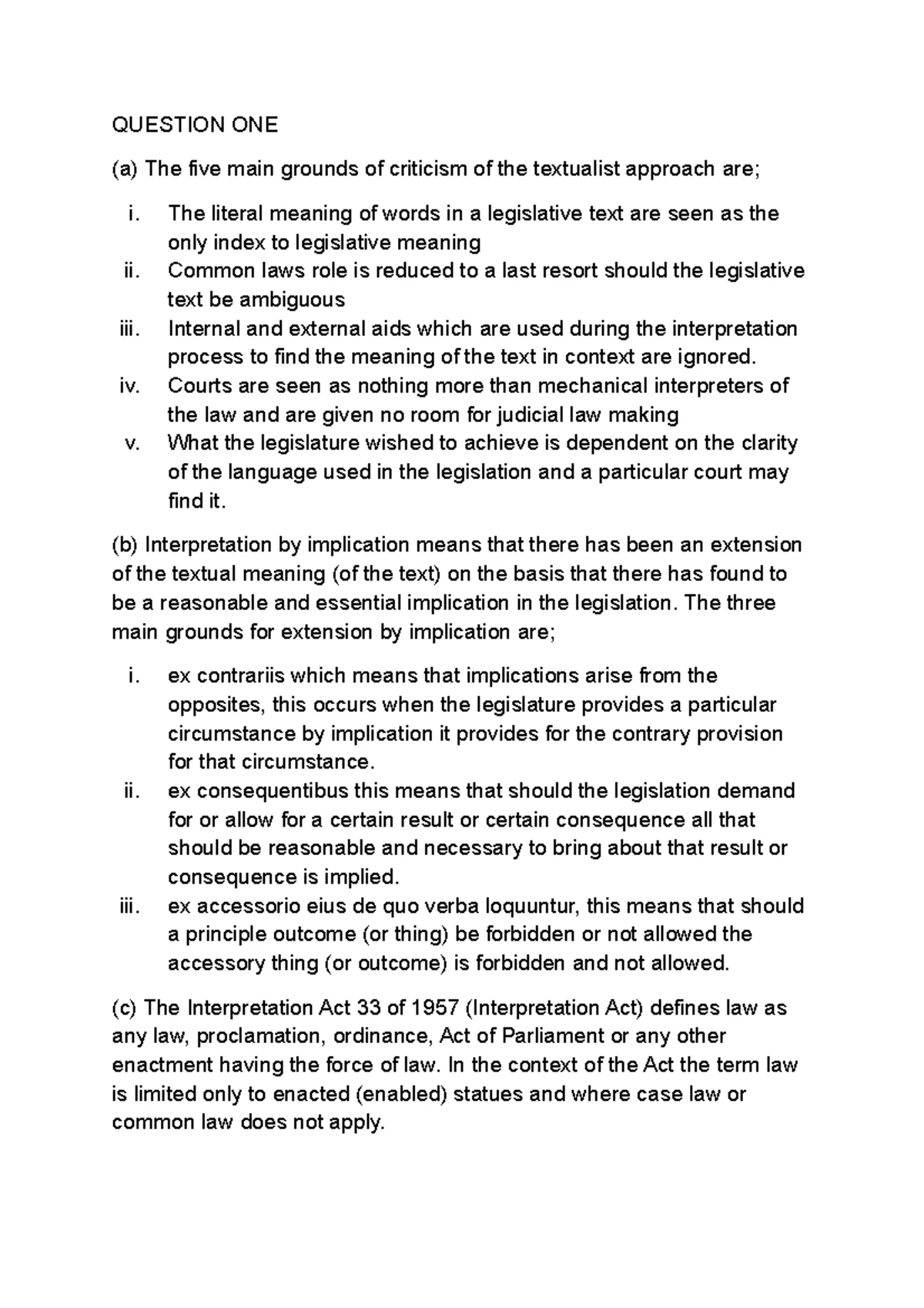 IOS Assignment 1 Practice - IOS 2601 ASSIGNMENT 1 UNIQUE CODE: 881400 QUESTION Difference ...