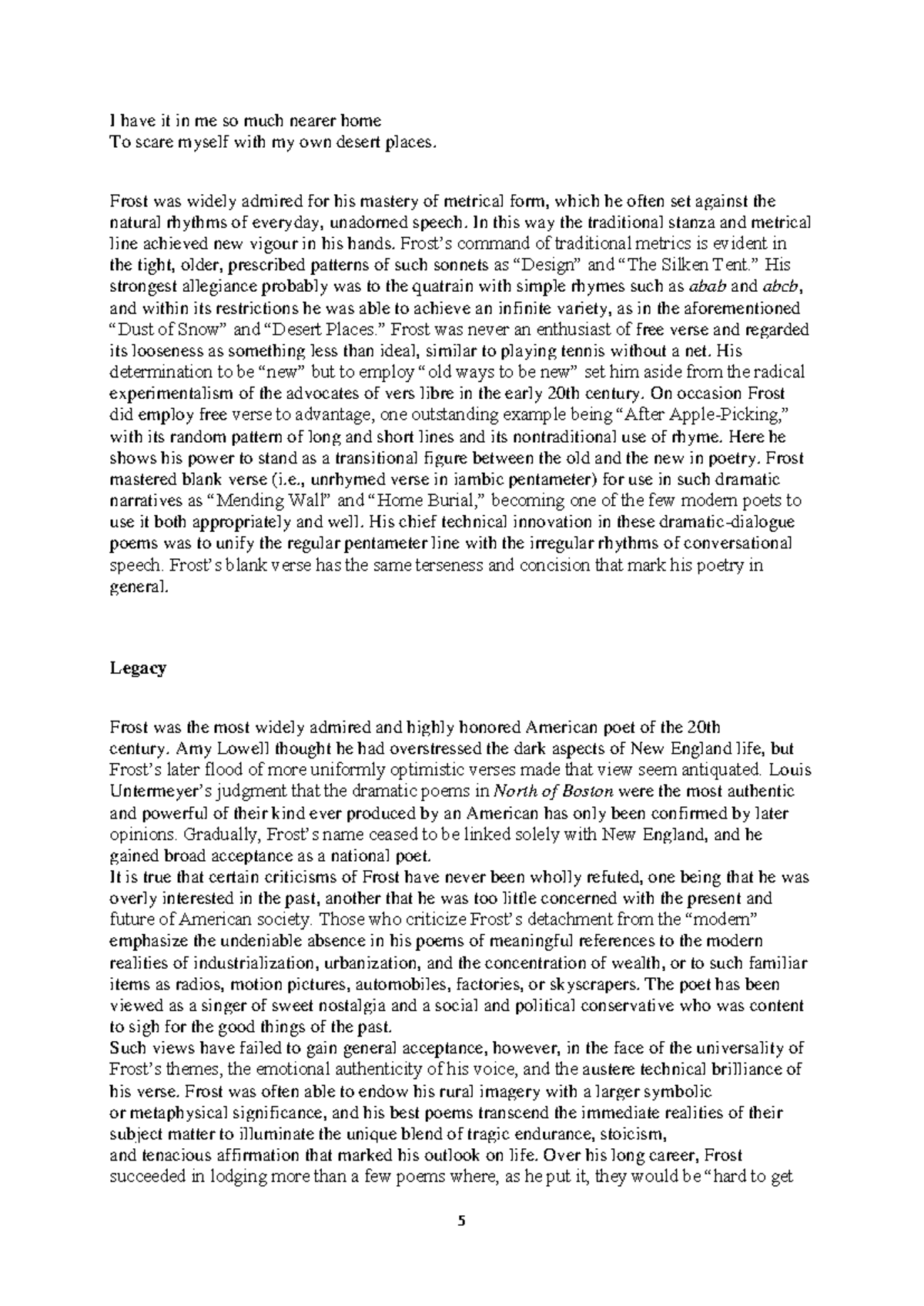 Introduction To Literature : Poems 2020-2 - I have it in me so much ...