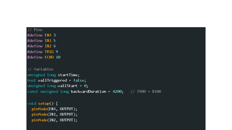 Final Speedrun TBWC: Wall Detection and Motor Control Code - Studocu