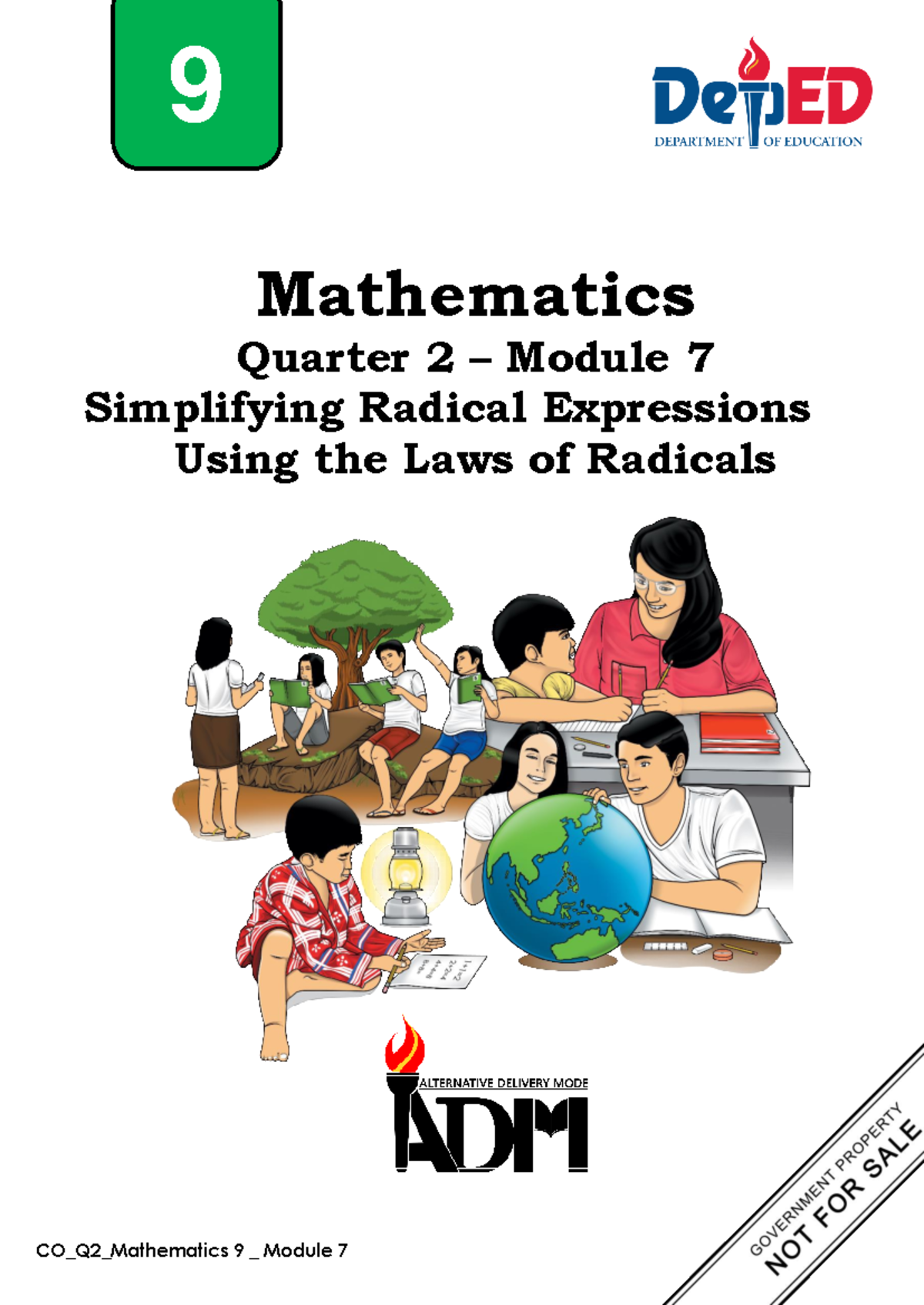 Math 9 Q2 Mod 7 - Simplifying Radical Expressions Using Laws of ...