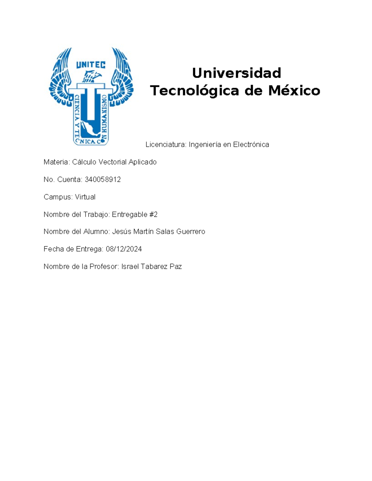 U4 E2 JS - Entregable #2 - Universidad Tecnológica de México ...