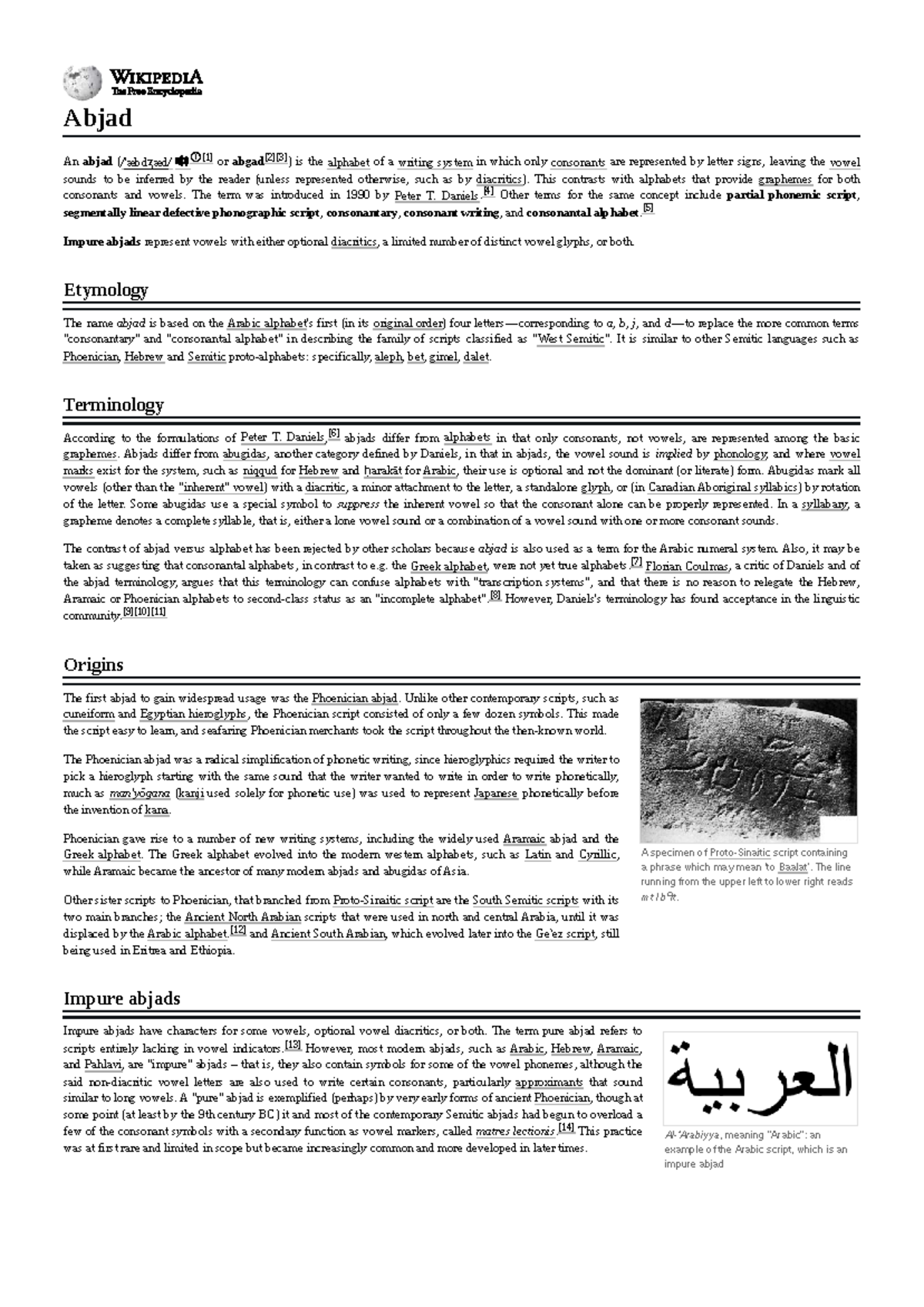 Abjad: Understanding the Consonantal Writing System - Nahh - Studocu