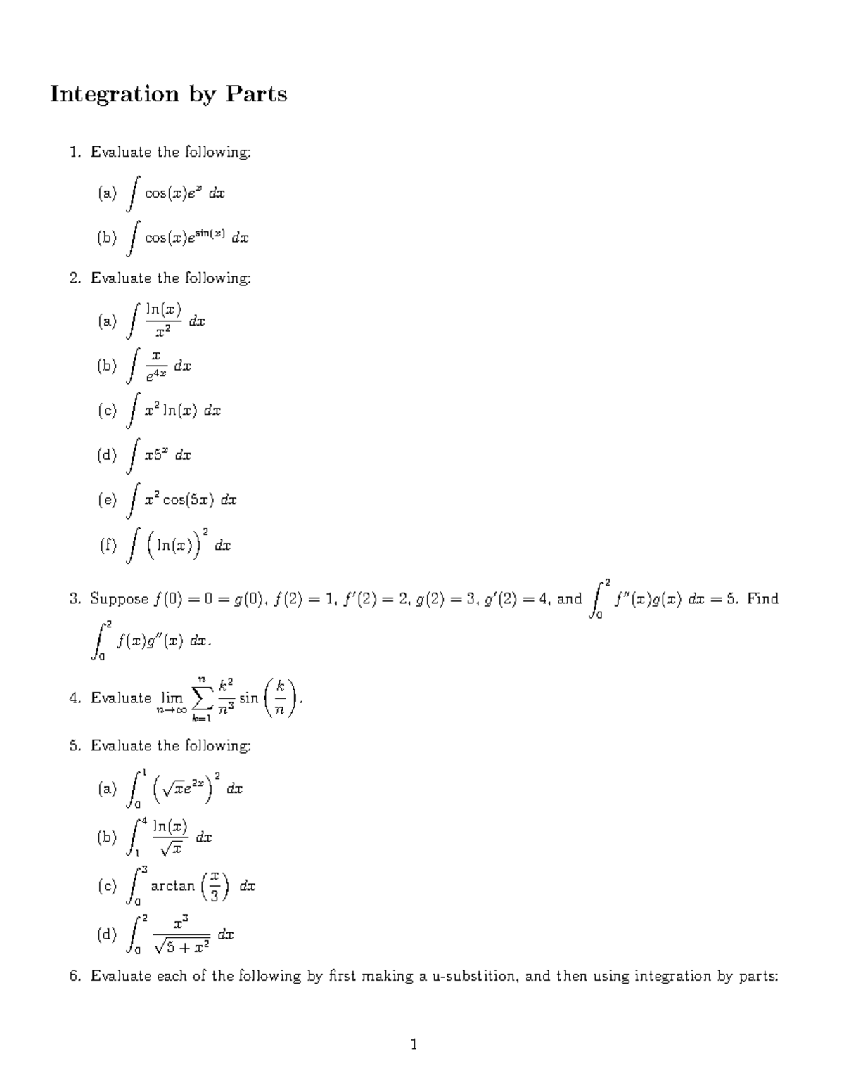 Calculus II: Integration Techniques & Applications Review - Studocu