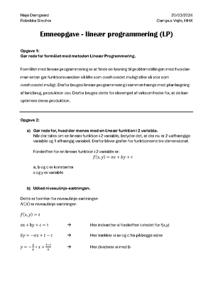Krumning - Matematik A - Vendetangent Den er nødt til at skære grafen ...