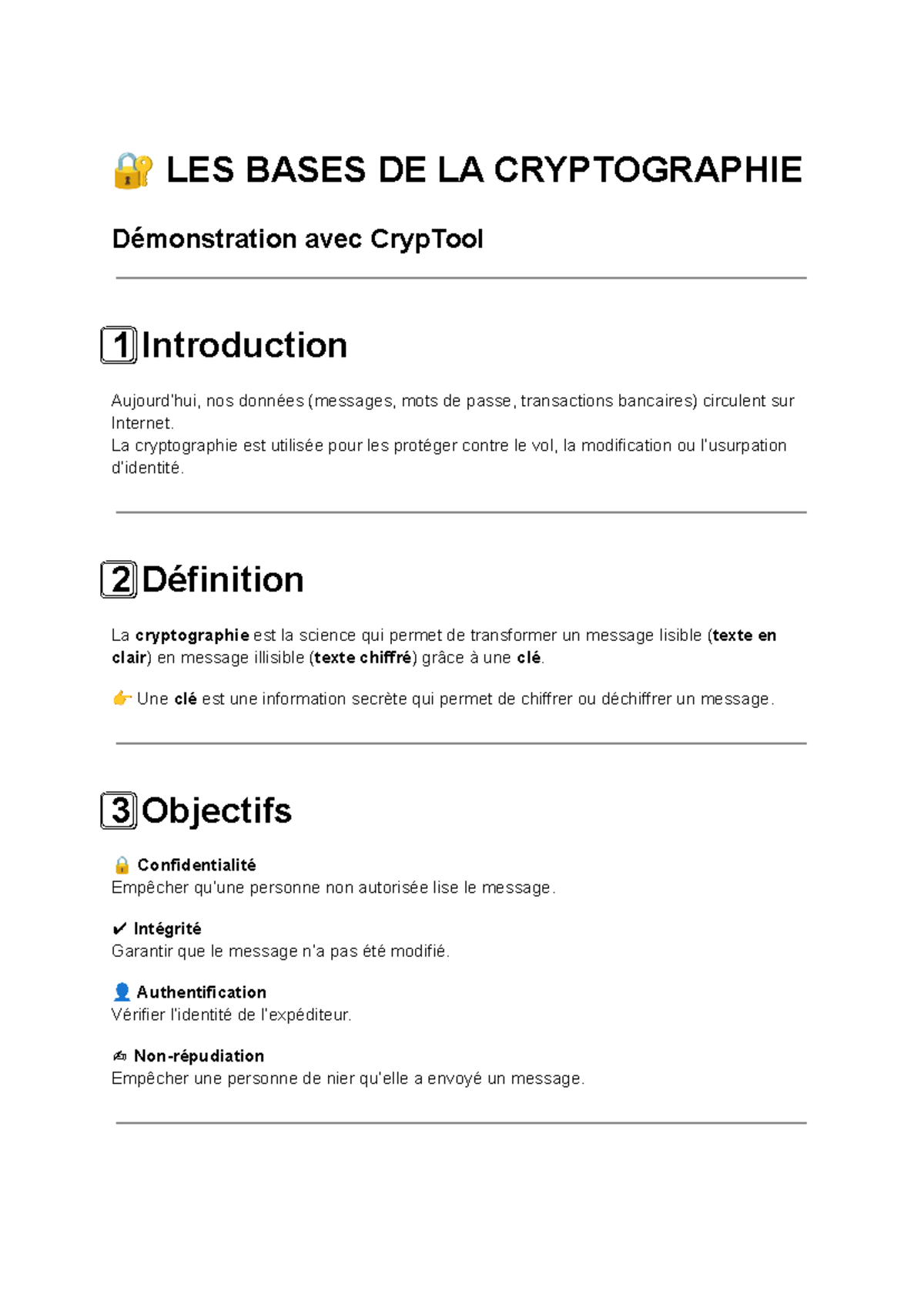 🔐 Bases de la Cryptographie avec CrypTool - Introduction et Exemples ...