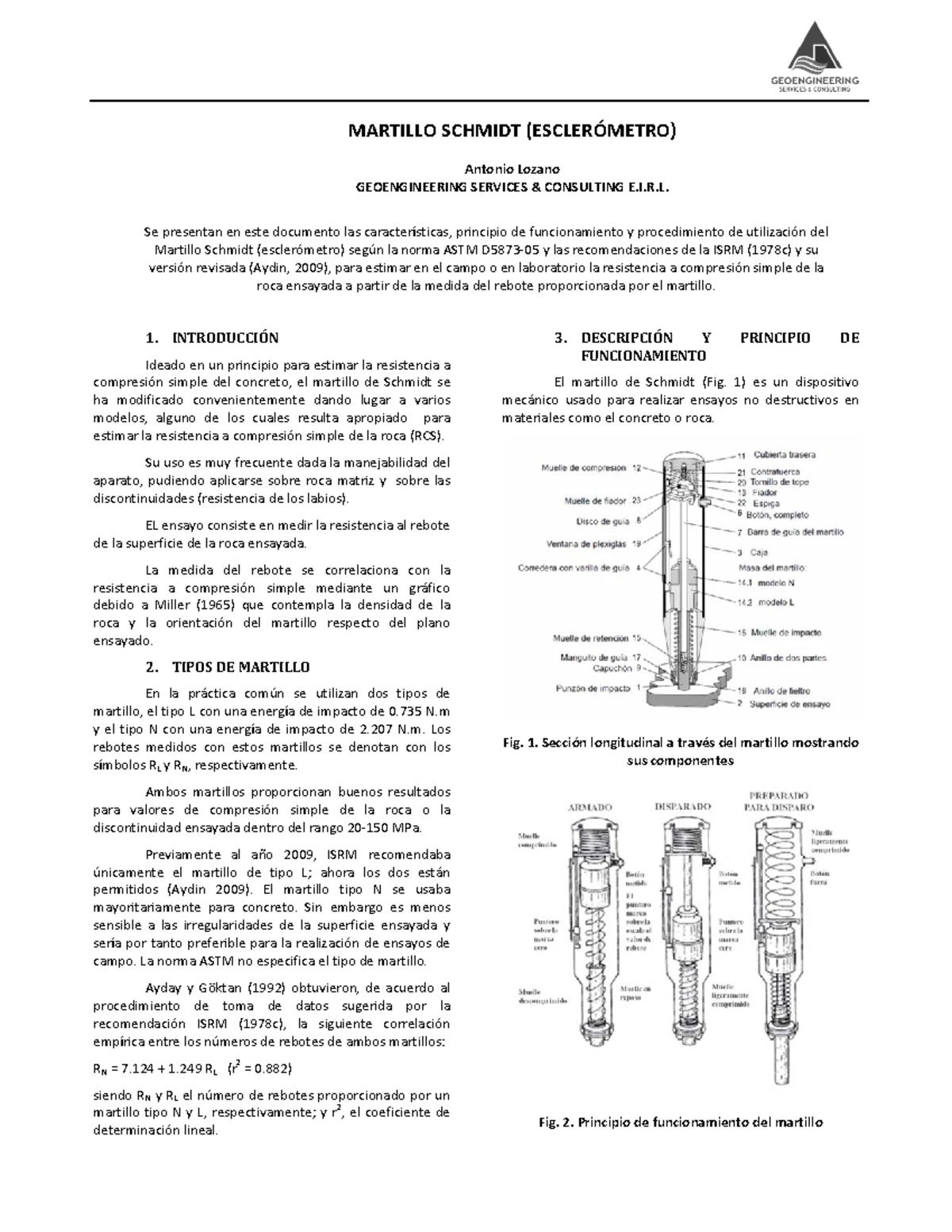 Martillo-Schmidt-Esclerómetro - MARTILLO SCHMIDT (ESCLERÓMETRO) Se ...