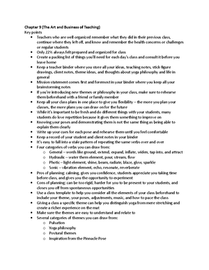 Class Script Sequencing Assignment - YogaRenew Class Script Sequencing Assignment Assignment ...