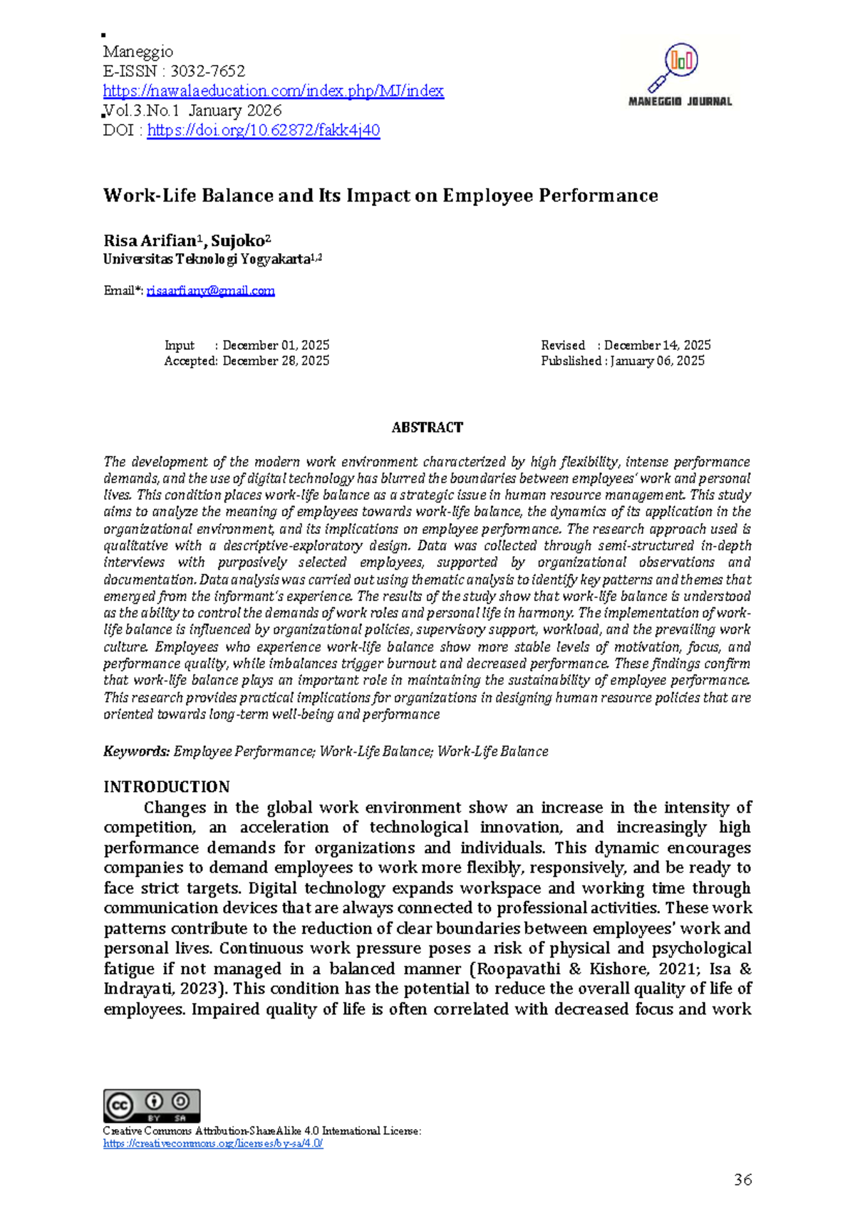 Work-Life Balance and Its Impact on Employee Performance: A Study - Studocu