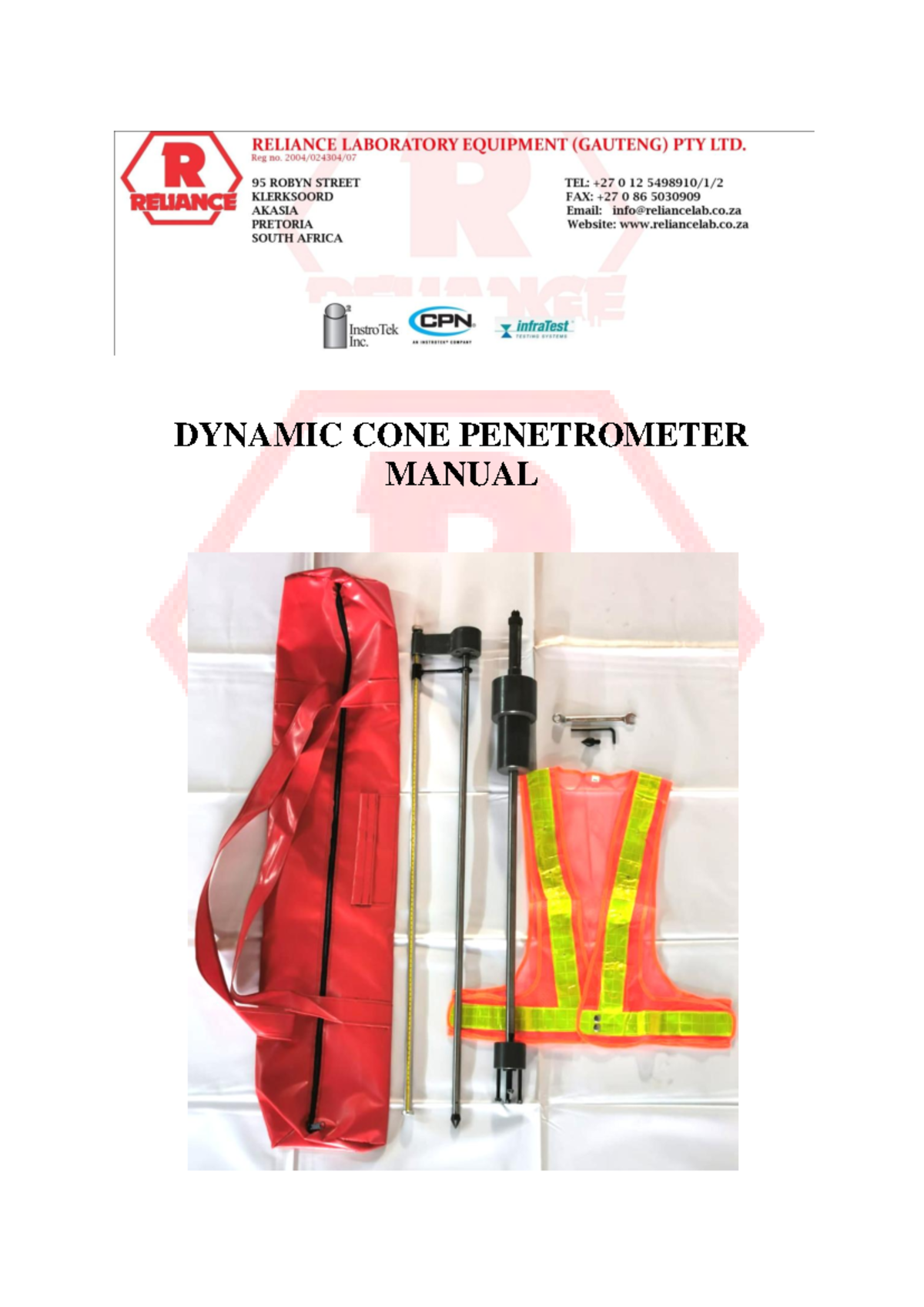 DCP-Manual: Dynamic Cone Penetrometer Test Procedures & Maintenance ...