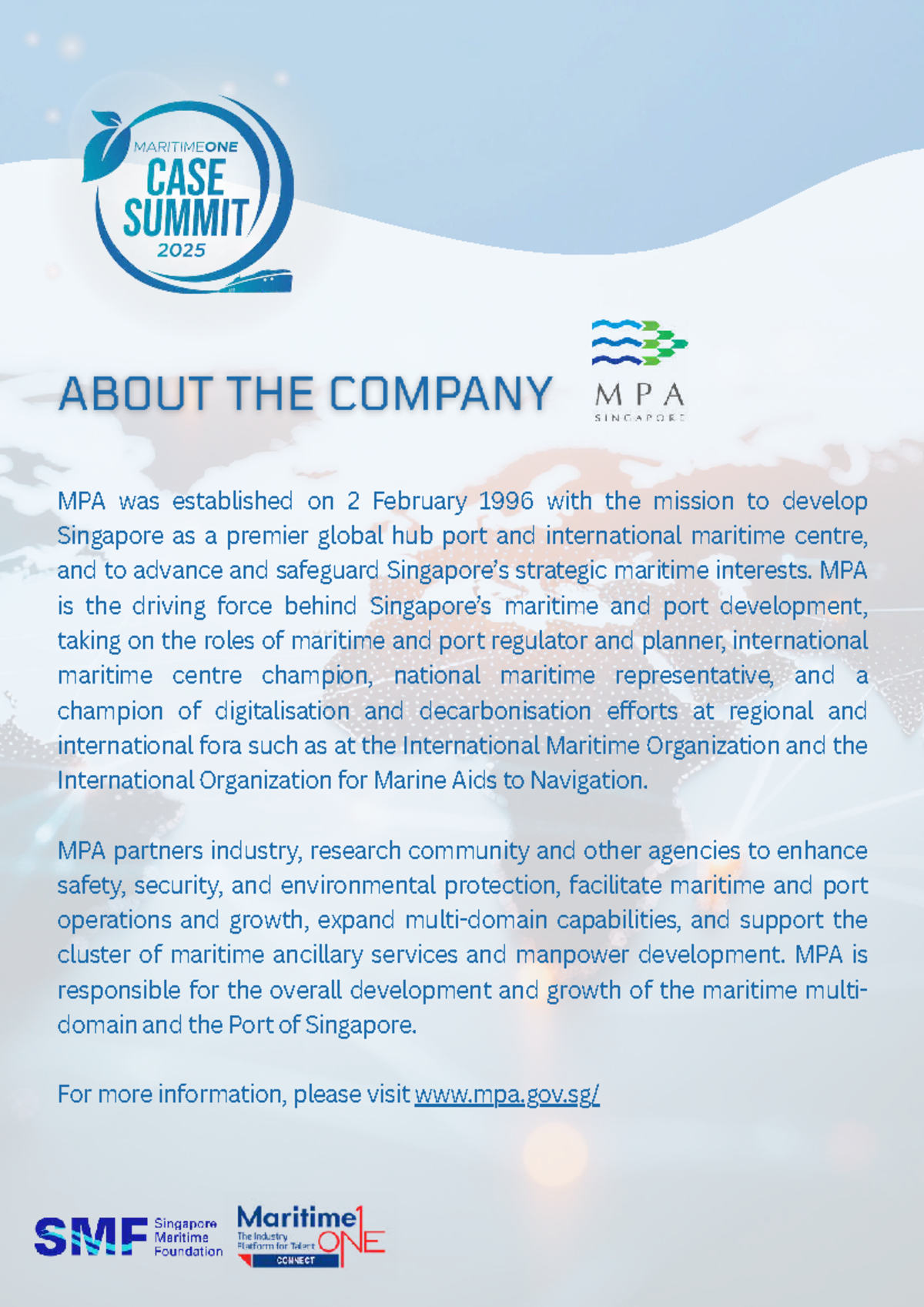 MCS25 Challenge Statement: Enhancing Port Operations with MPA Insights ...