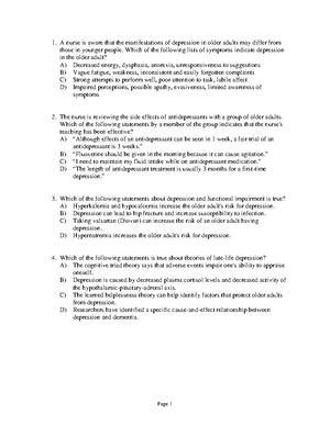 [Solved] Critical thinking sample questions - Nursing Fundamentals (NU1 ...